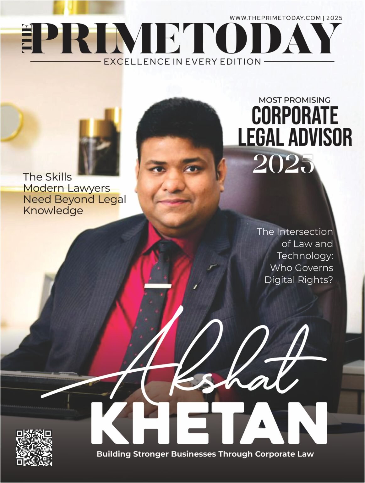 Most Promising Corporate Legal Advisor 2025 - The Prime Today