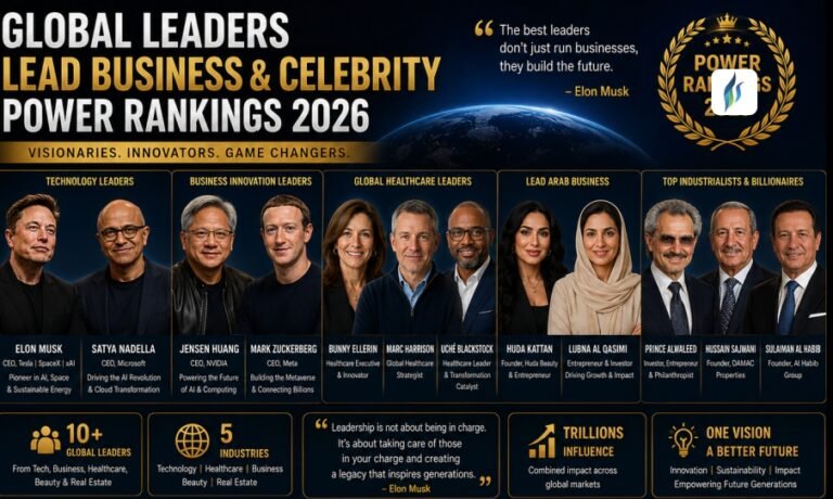 Elon Musk & Satya Nadella Leading Global Power Rankings 2026